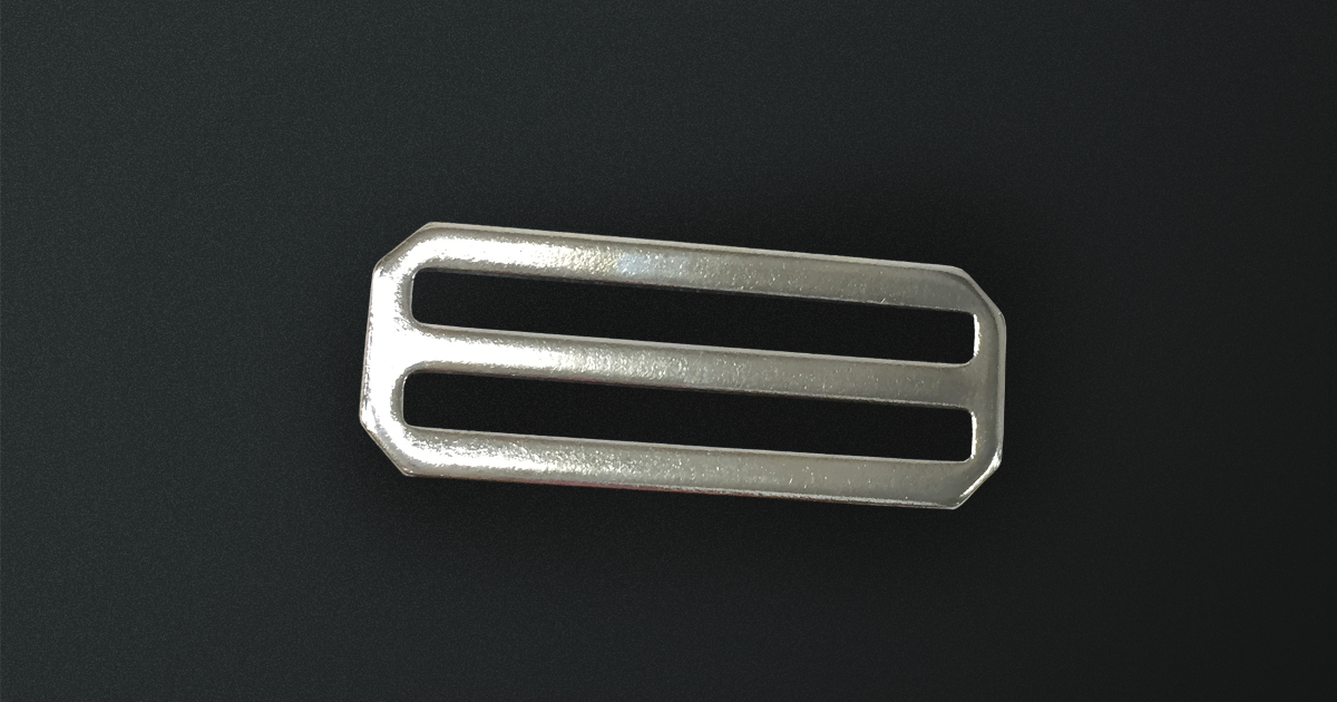 Metal Suspender Slides - Brown Hockey