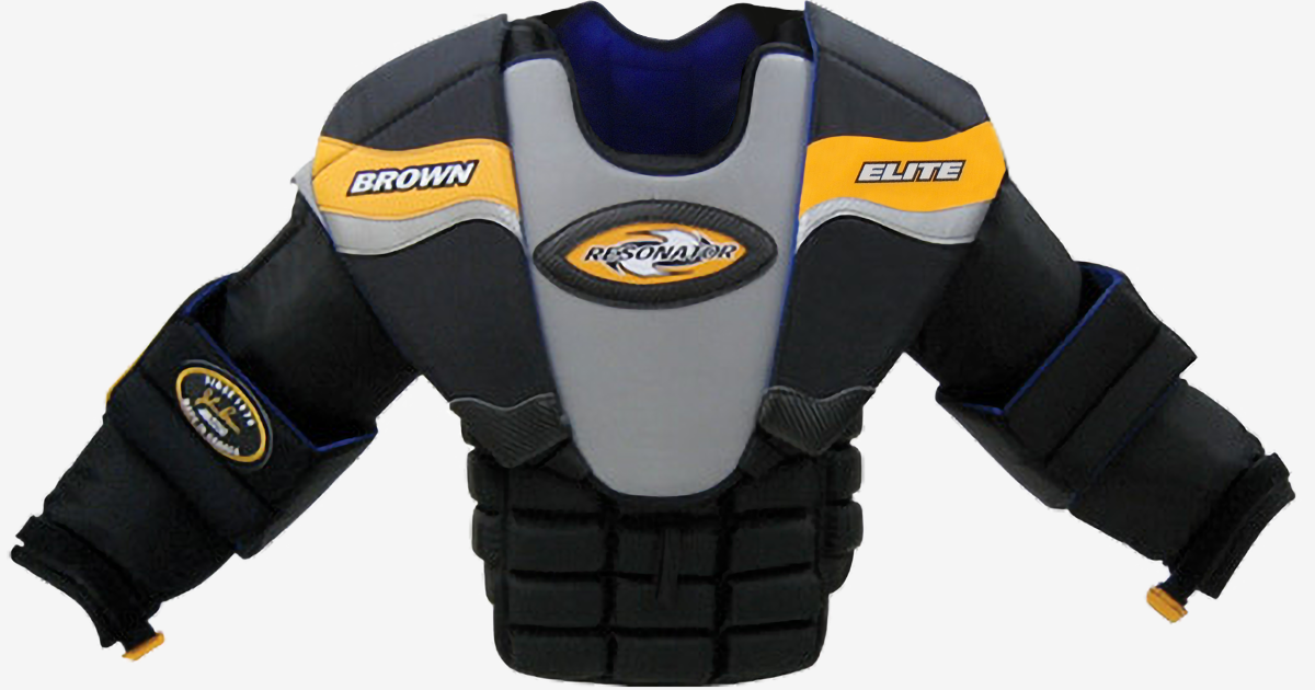 2250 Chest and Arms Protector - Brown Hockey